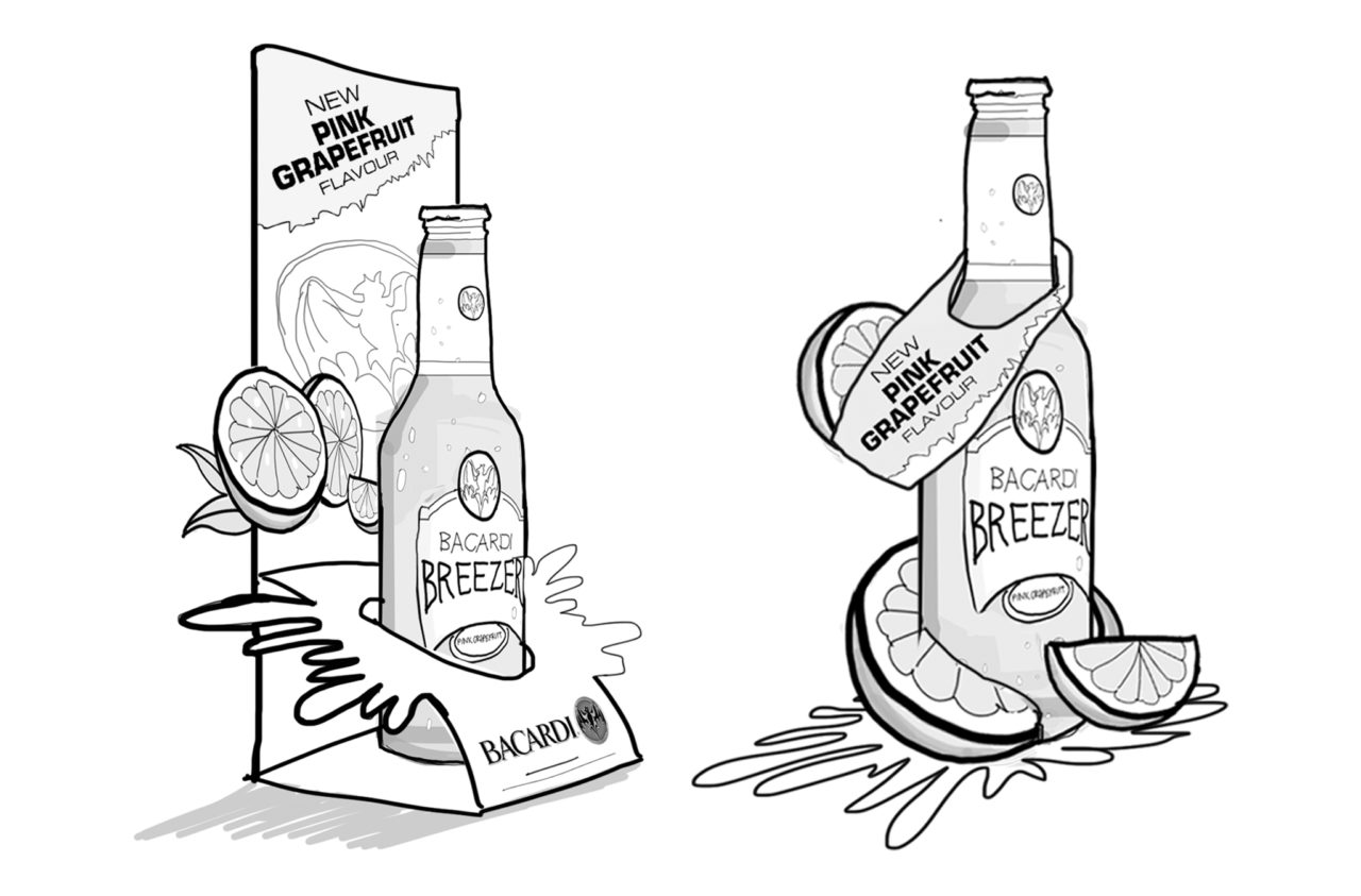 Bacardi Breezer | Key Visual Design - Allan Chan Creative