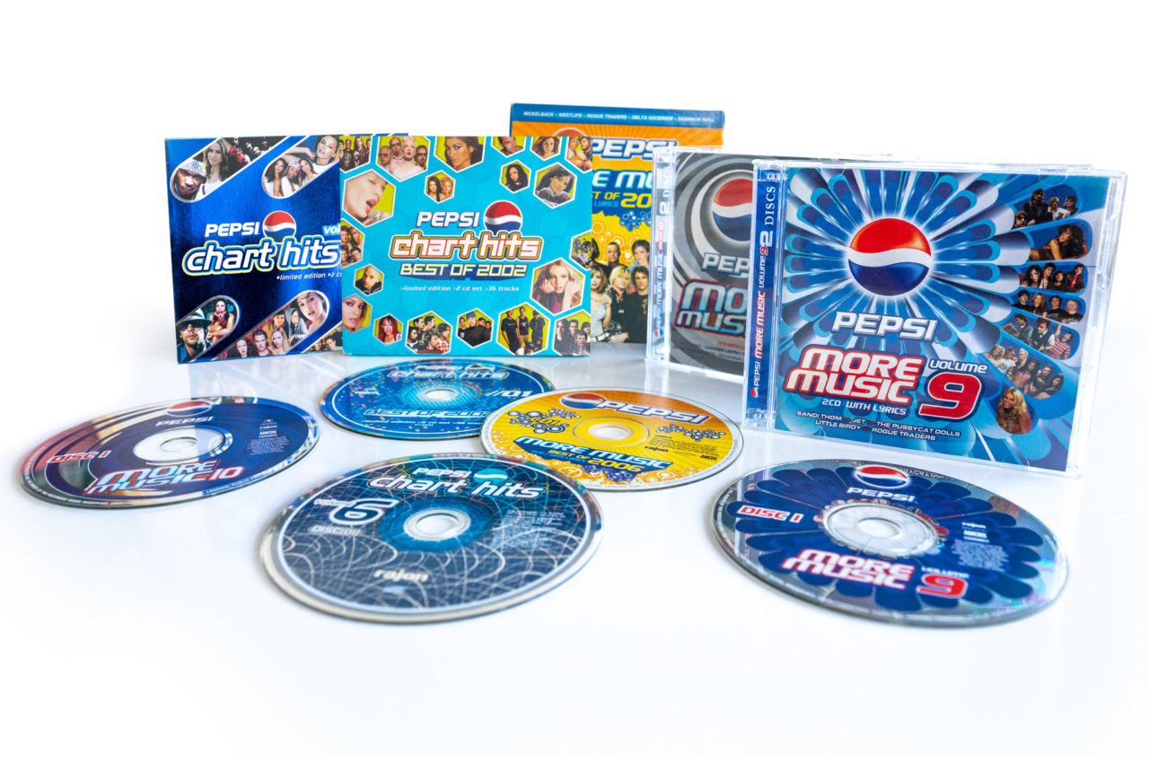 Pepsi Music CD Compilations | Packaging Design - Allan Chan Creative