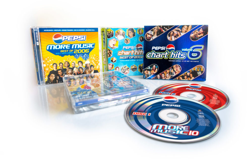 Pepsi Music CD Compilations | Packaging Design - Allan Chan Creative