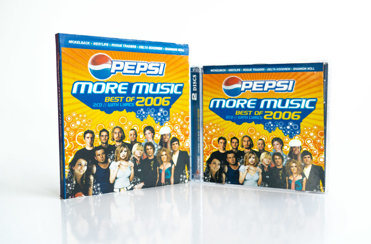 Pepsi Music CD Compilations | Packaging Design - Allan Chan Creative