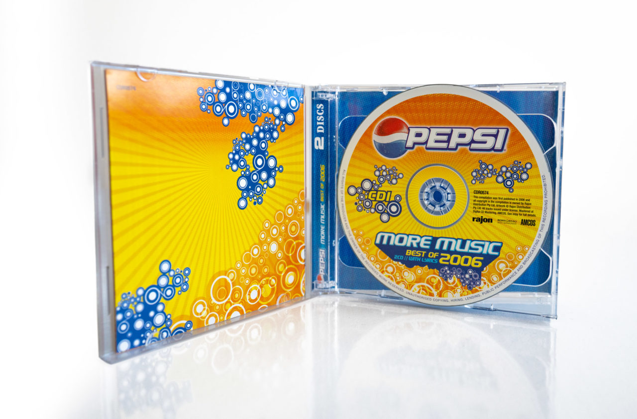 Pepsi Music CD Compilations | Packaging Design - Allan Chan Creative
