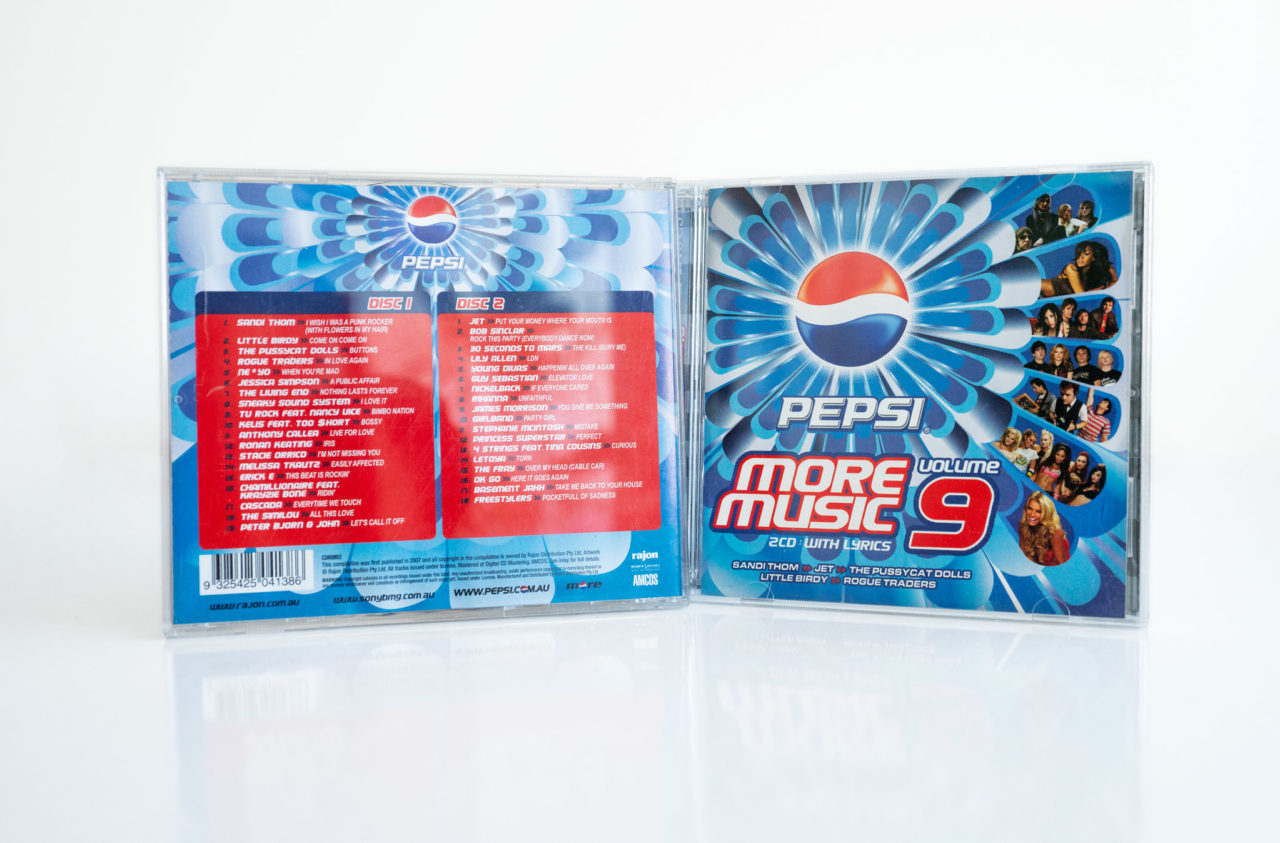Pepsi Music CD Compilations | Packaging Design - Allan Chan Creative